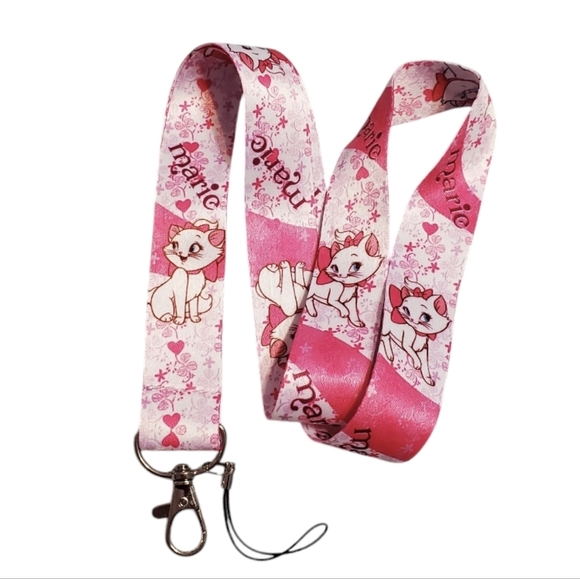 Disney | Accessories | New Disney The Aristocats Marie Cat Pins Lanyard ...